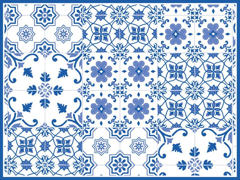 Vinyl Table Mat Tiles, Table Mats, Vinyl Placements - Etsy