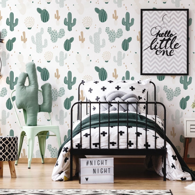 Cactus Wall Decal - Etsy