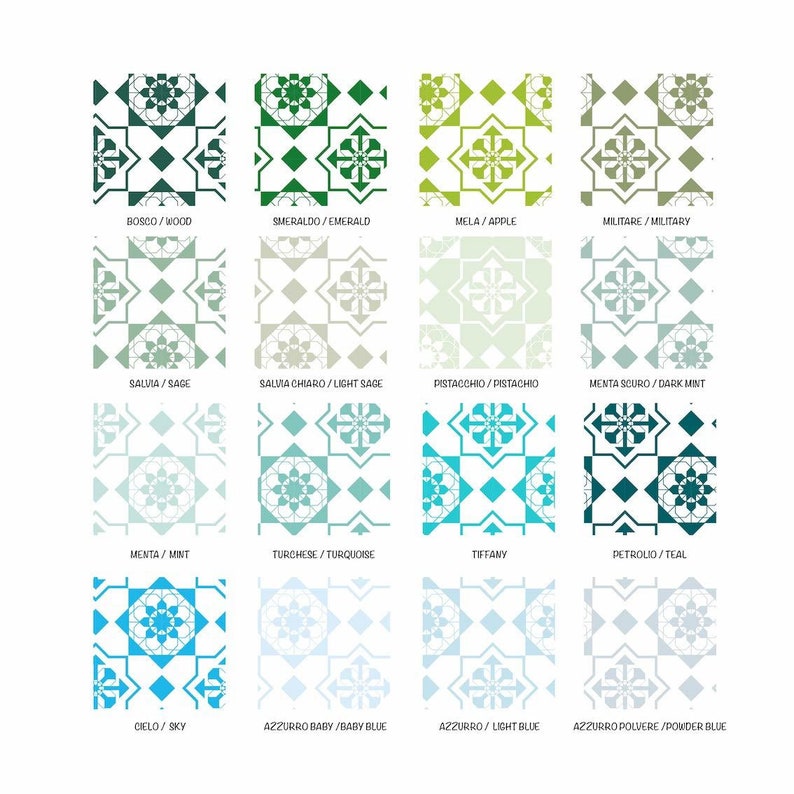 Bathroom Tile Stickers, Spanish Peel and Stick Tiles, Peel and Stick ...