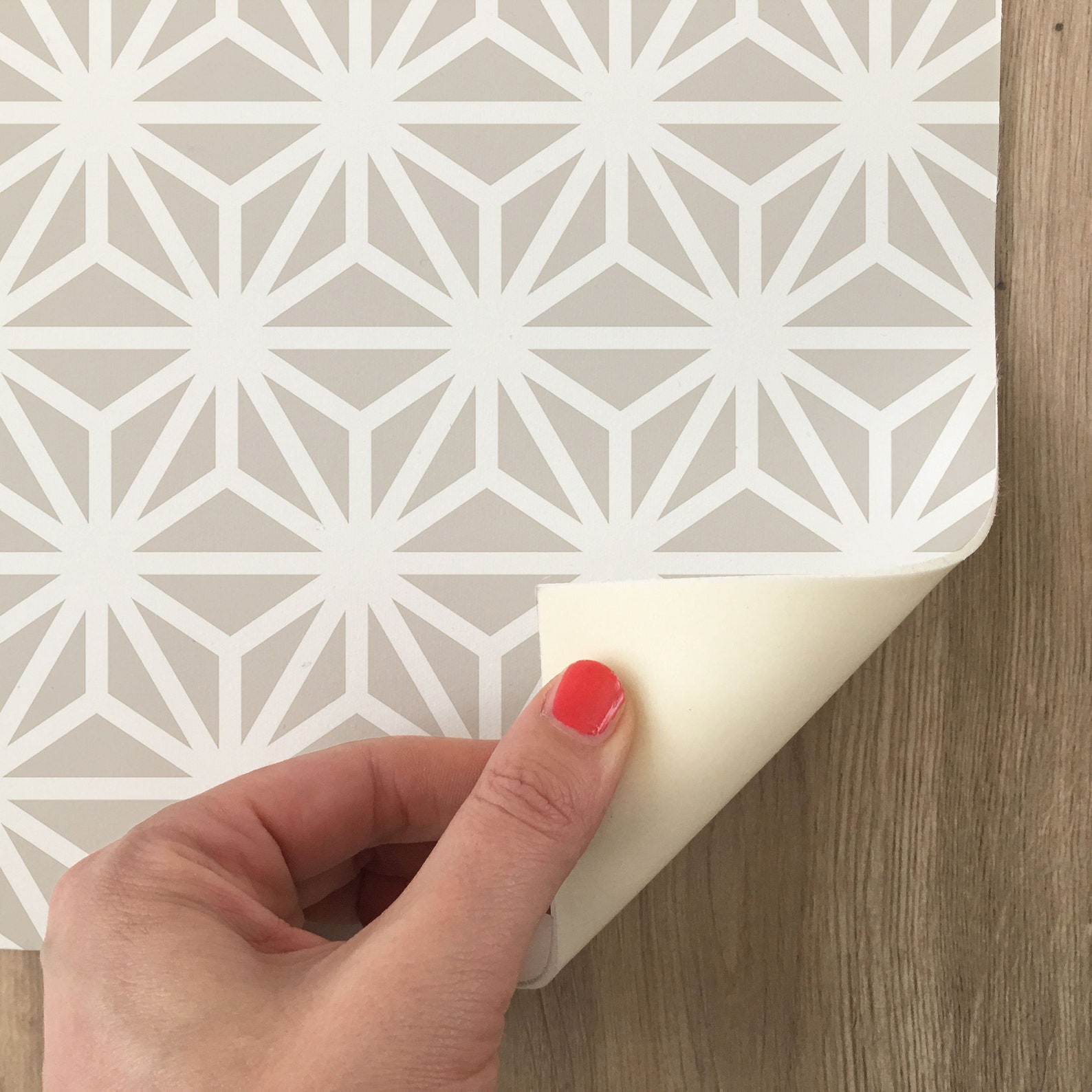 Vinyl Origami Rug, Vinyl Carpet, Pvc Mat, Kitchen Rug - Etsy