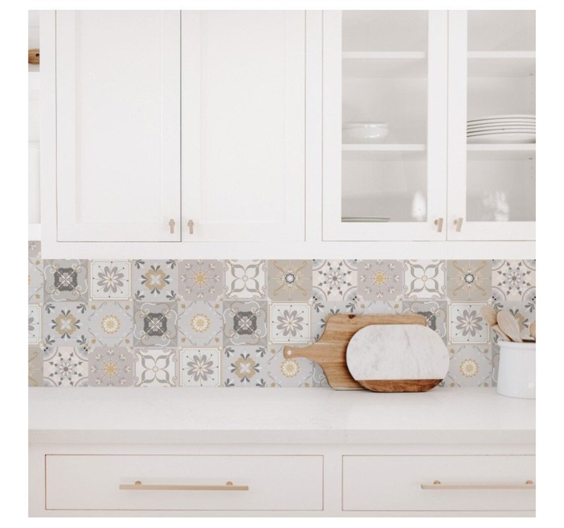 Vintage Tiles Stickers Kitchen Bathroom Wall Vinyl - Etsy