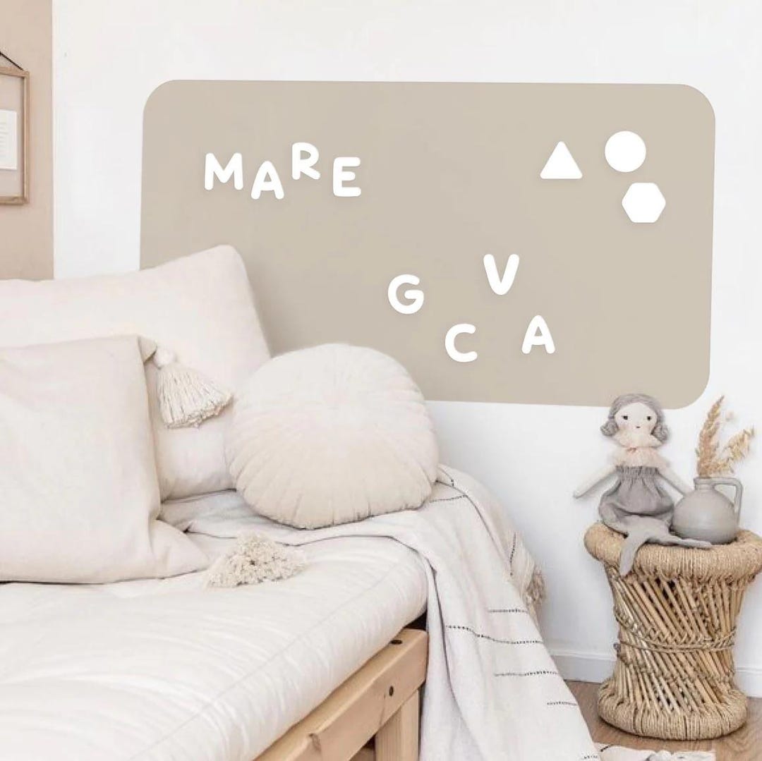 Magnetic Board for Kids, Magnetic Wall Decal Board, Kids Room Board ...