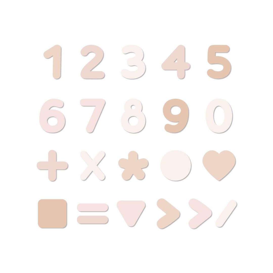 Number Magnets, Magnetic Number Set, Magnetic Numbers, Magnetic Wall ...