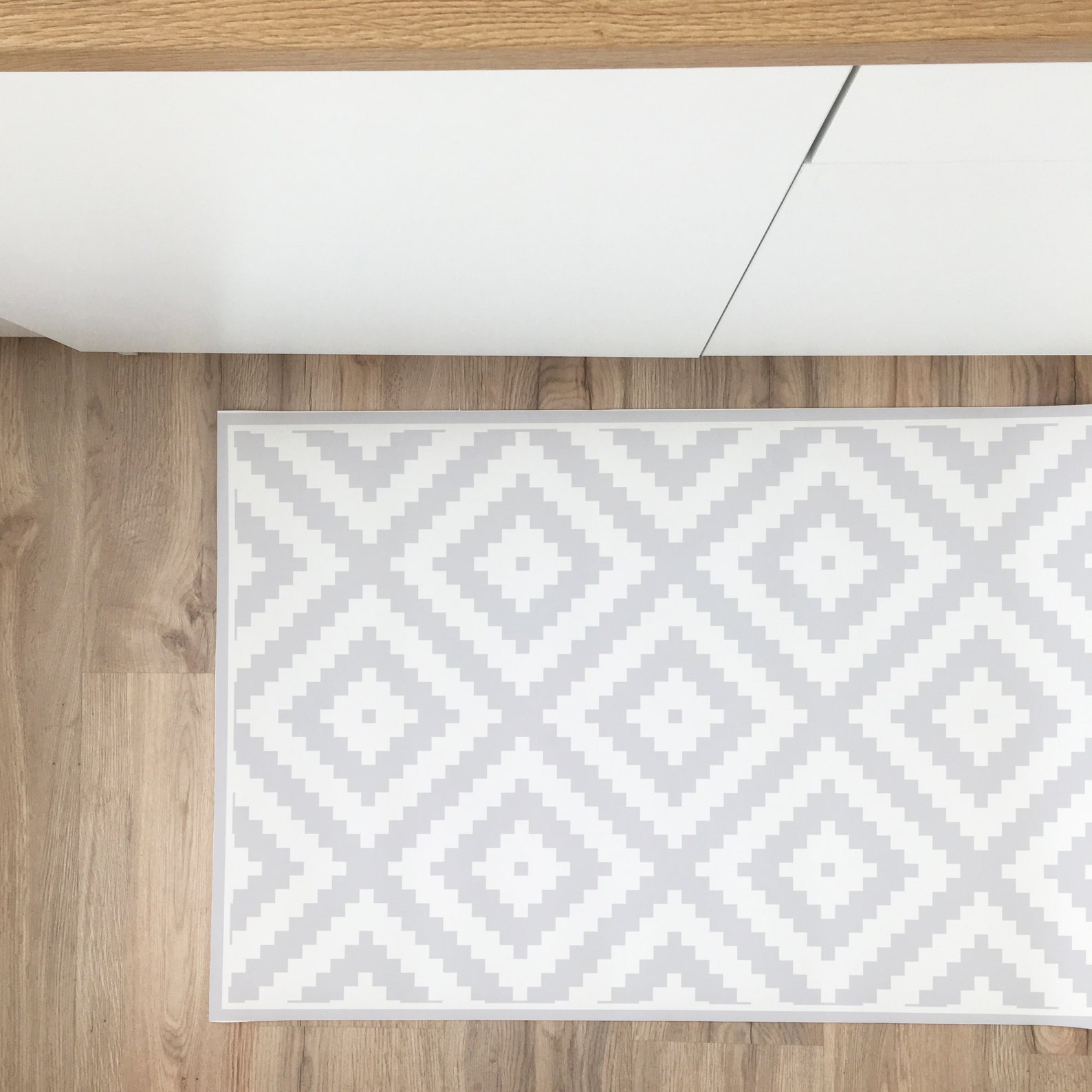 Runner Rug Ethnic Chic Linoleum Rug Vinyl Carpet Pvc Mat - Etsy