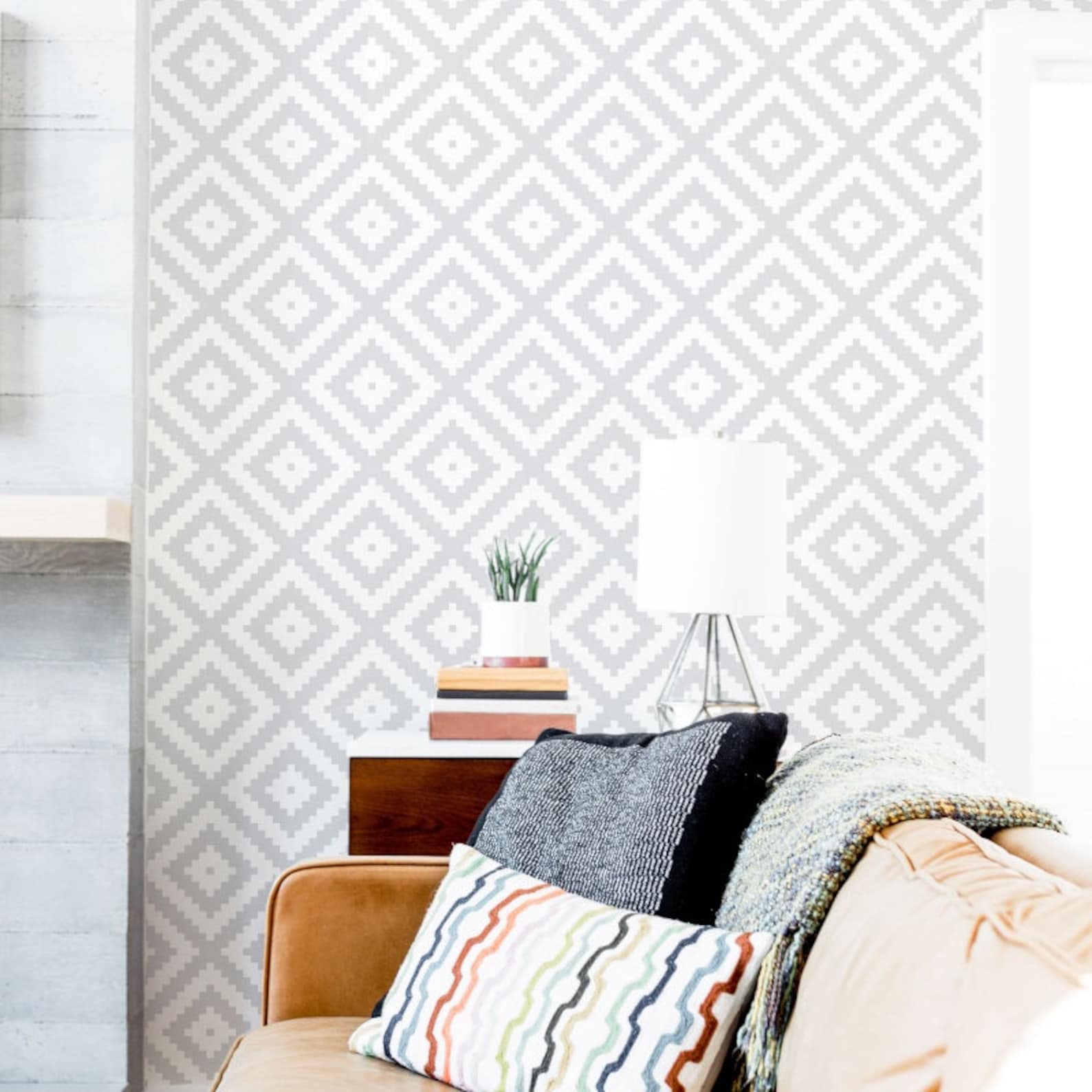 Ethnic Chic Wallpaper, Ethnic Wallpaper, Wall Mural, Removable ...