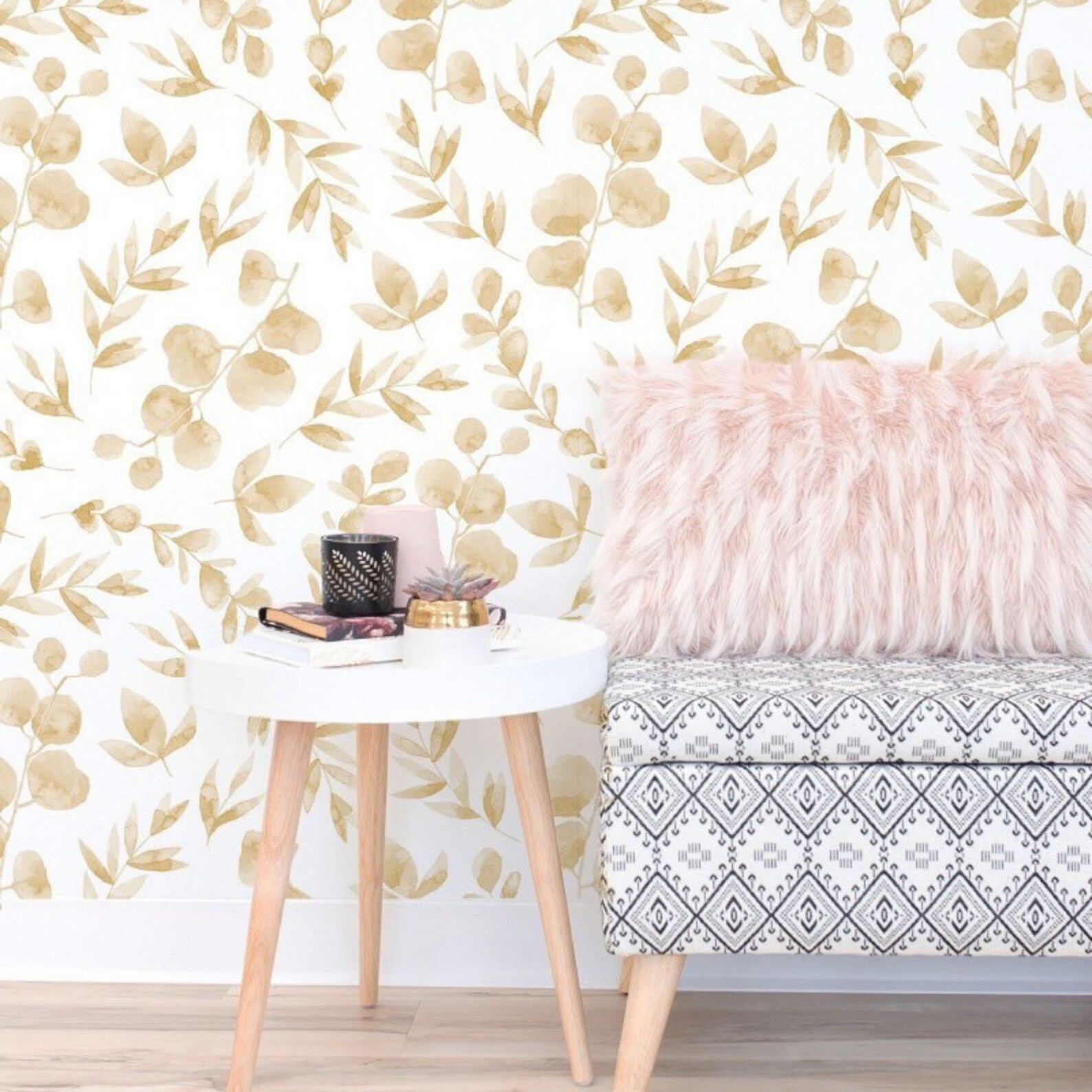 Watercolor Colors Wallpaper Temporary Wall Mural Adhesive - Etsy