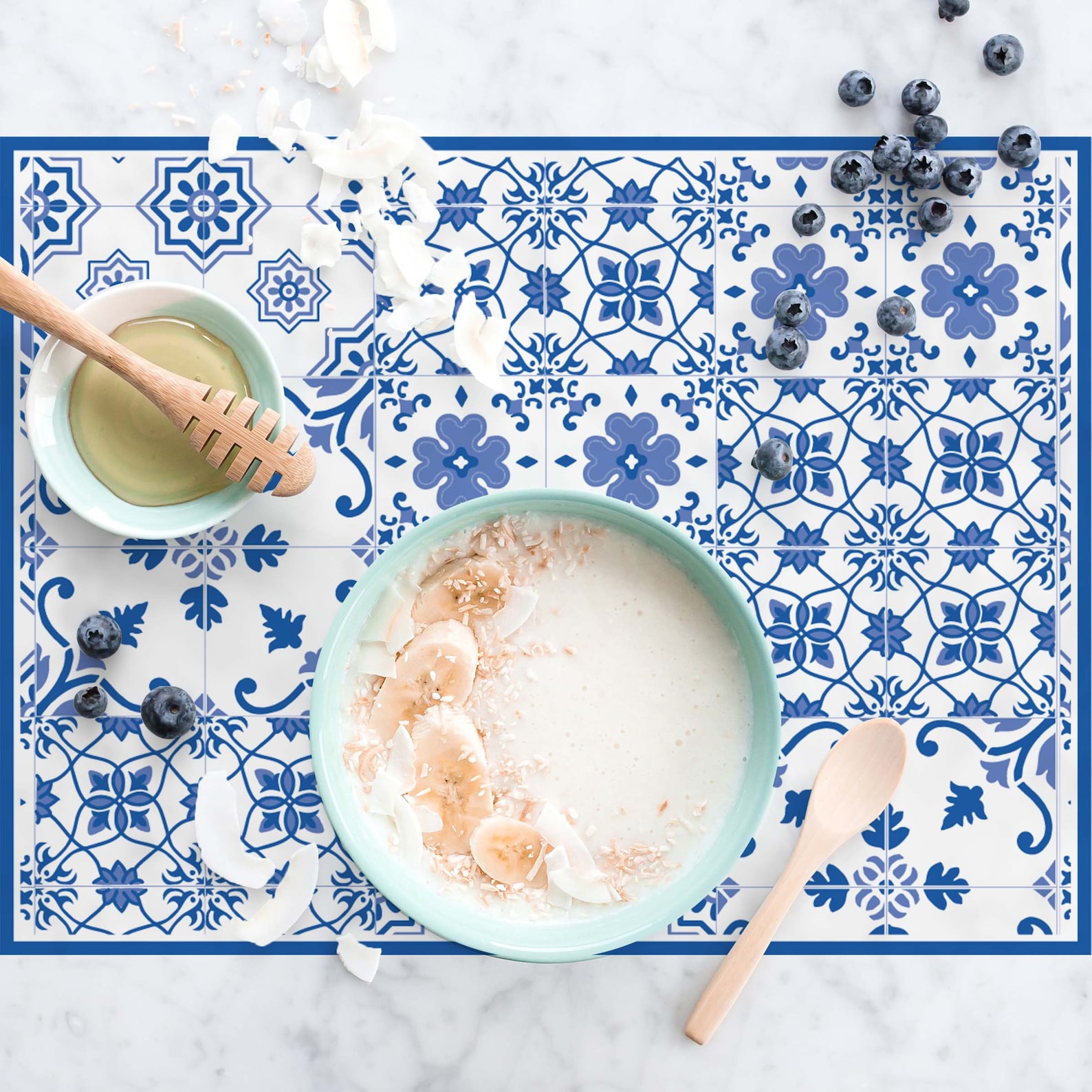 Vinyl Table Mat Tiles Table Mats Vinyl Placements - Etsy