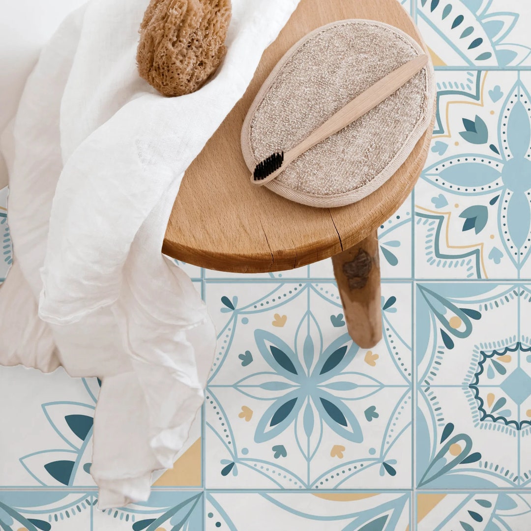 Tile Stickers, Vinyl Sticker Tiles, Bathroom Tile Stickers, Peel and ...