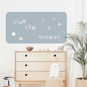 Magnetic Board for Kids, Magnetic Wall Decal Board, Kids Room Board ...