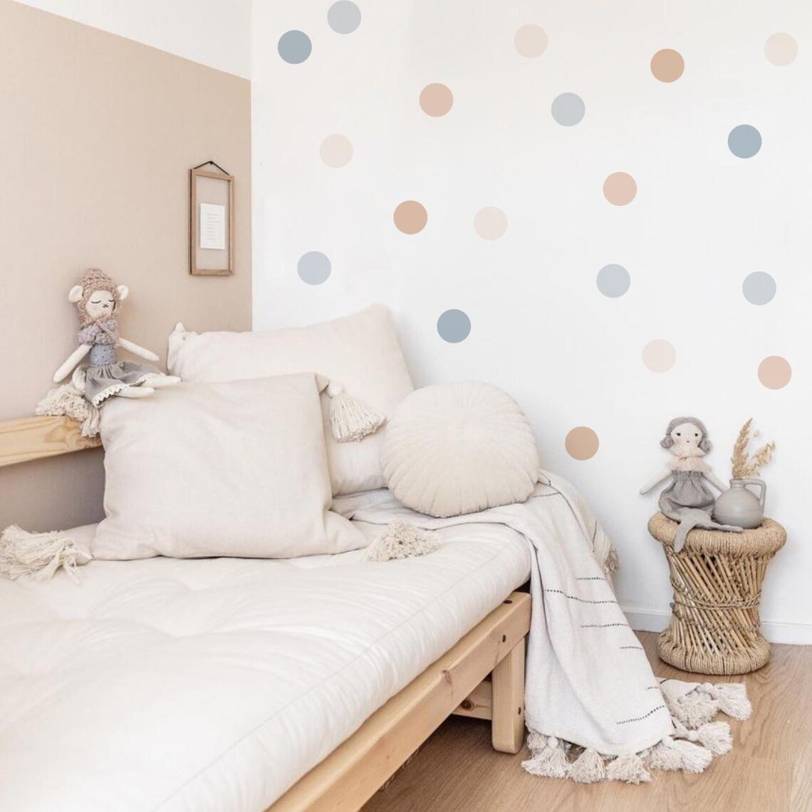 Colored Round Wall Sticker, Peel and Stick Stickers, Self-adhesive ...