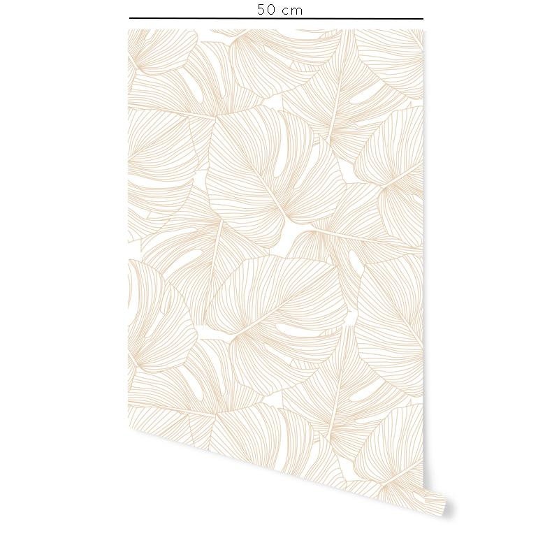 Palm Leaves Wallpaper Removable Wallpaper Wallpaper Peel | Etsy