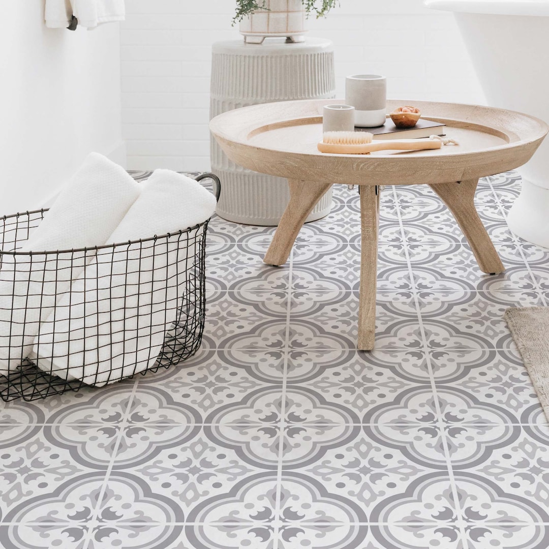 Floor Tile Stickers, Floor Decal Sticker, Peel and Stick Floor, Peel ...