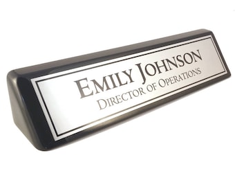 Silver name plate | Etsy