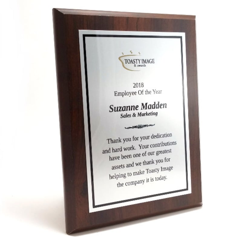 Personalized Award Plaques - Etsy