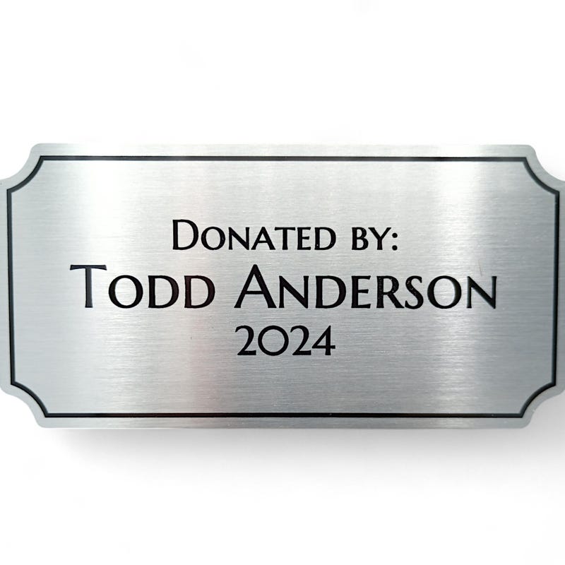 Engraved Plaque - Etsy