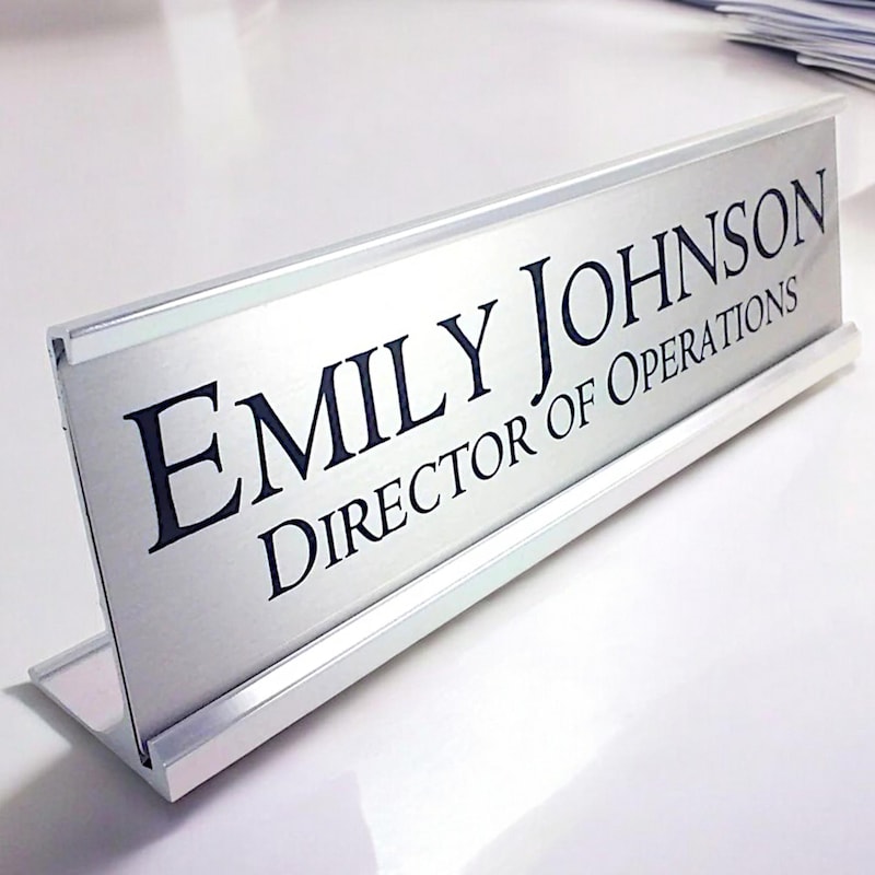Desk Name Plate - Etsy