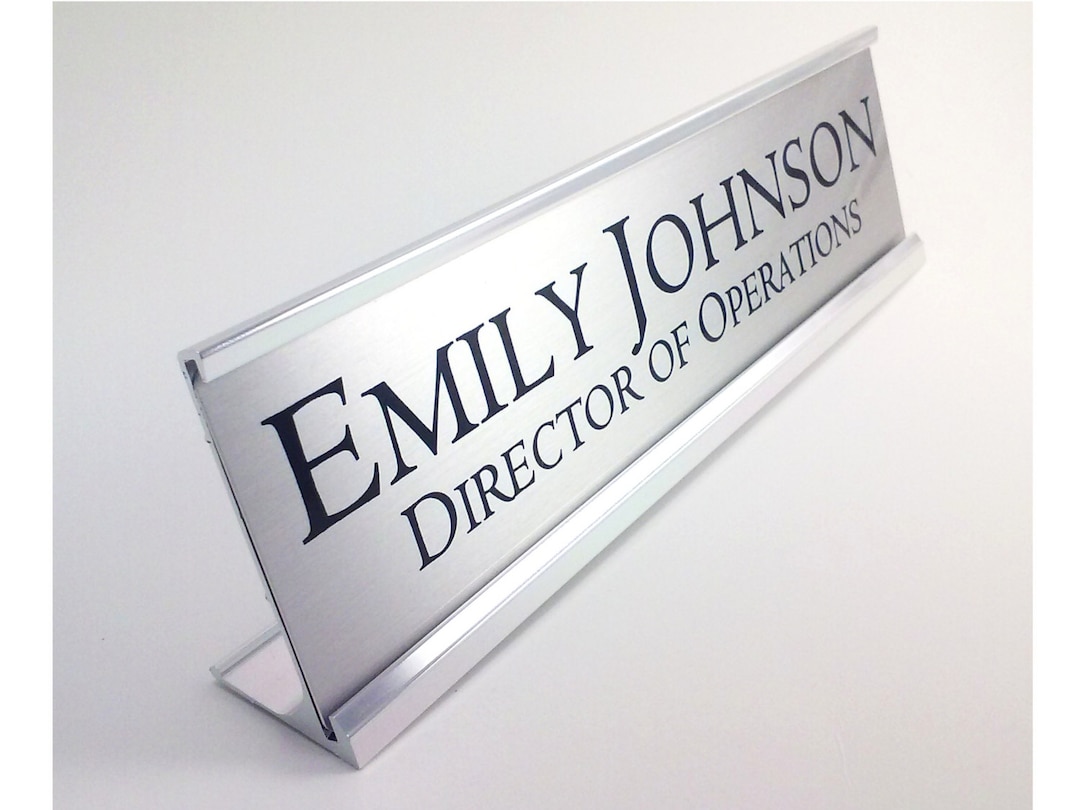 Desk Name Plate, Custom Name Sign, Personalized Desk Name, Customized ...