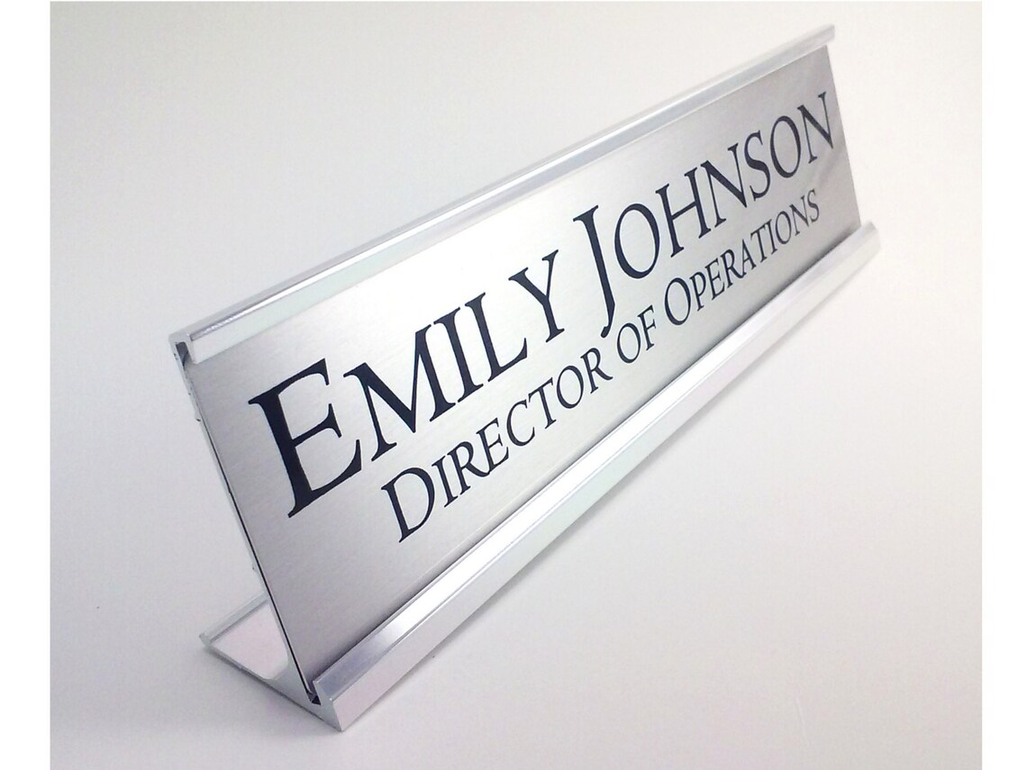Desk Name Plate Custom Name Sign Personalized Desk Name - Etsy