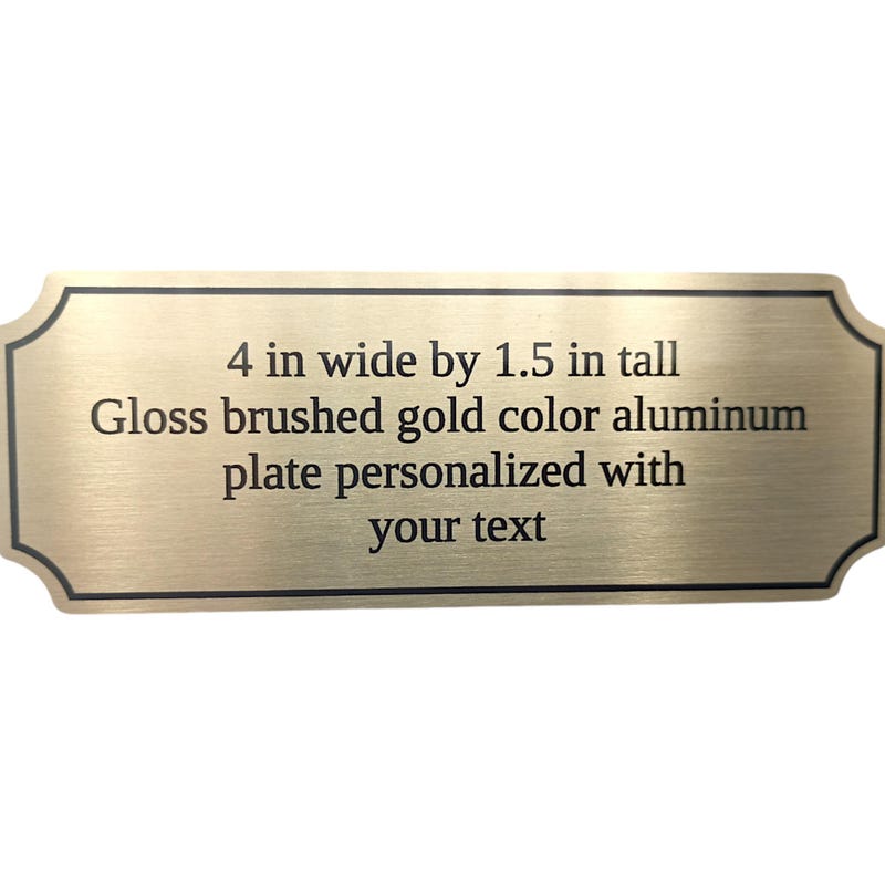 Art Gallery Plaque - Etsy