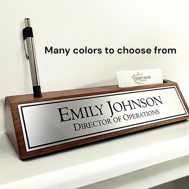 Desk Name Plate - Etsy