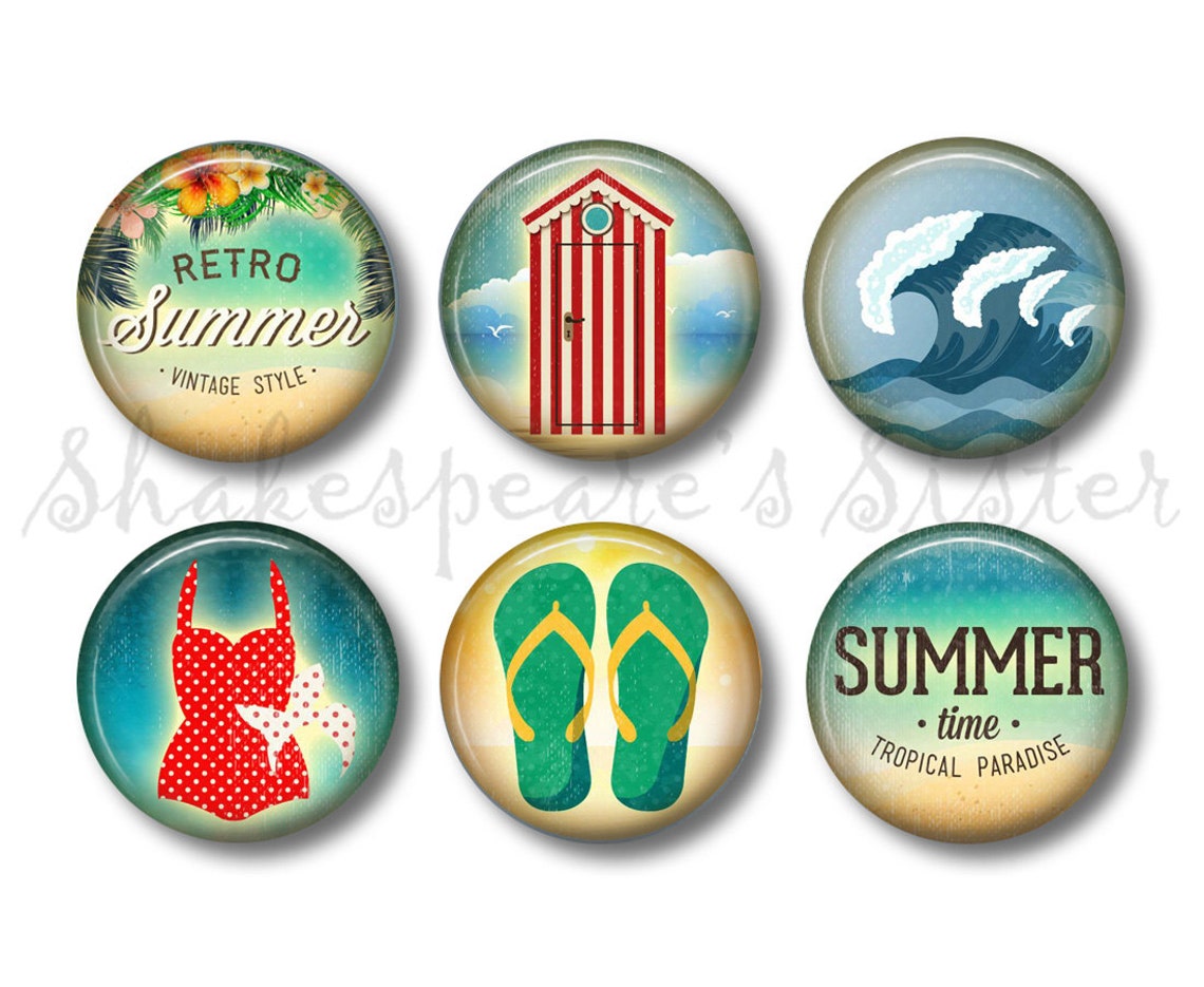 Beach House Decor Fridge Magnets Nautical Kitchen 6 - Etsy
