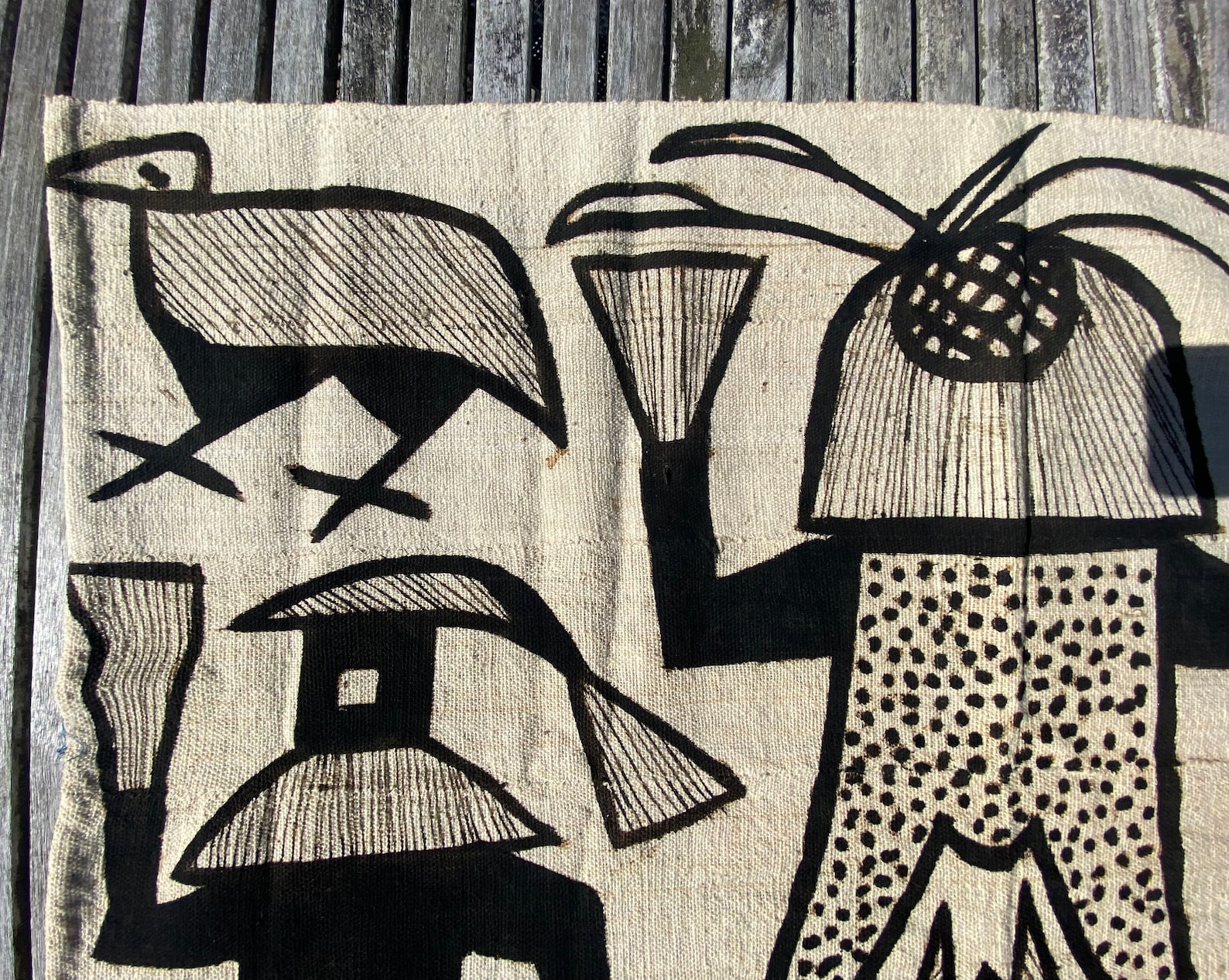 Vintage African Mud Cloth Senufo Korhogo Tapestry From Ivory Coast - Etsy