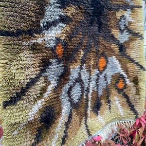 Swedish Rya Rug Northern Lights, Design Ingrid Jagartz, Marks Rya ...