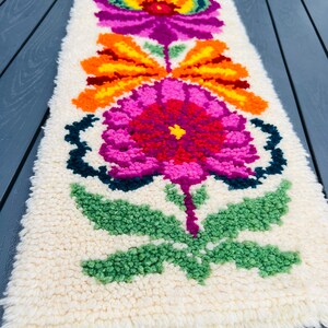 Unique Colorful Wall Rug With a Vintage 70s Vibe - Etsy