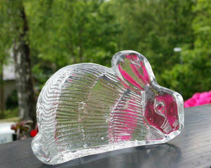 Scandinavian Glass, Lisa Larson Rabbit Royal Krona Sweden Art Crystal ...