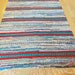 1970s Scandinavian Rag Rug Runner, Multicolor Traditional Swedish Folk ...