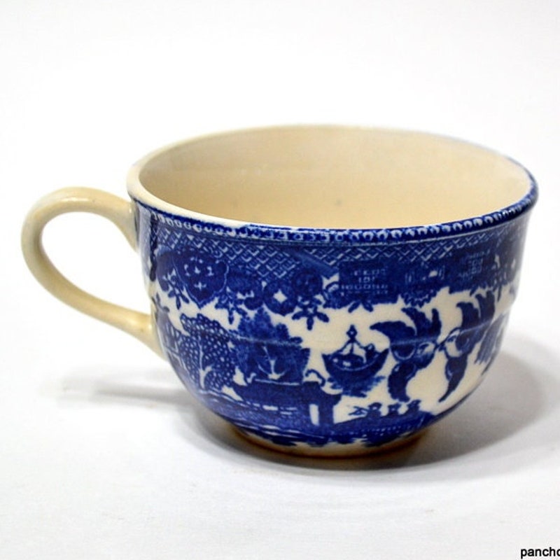 Blue Willow Teacup - Etsy