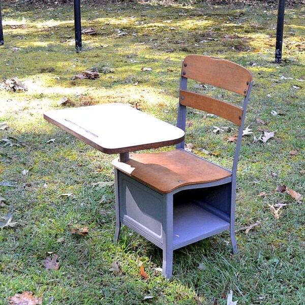 Vintage School Desk - Etsy
