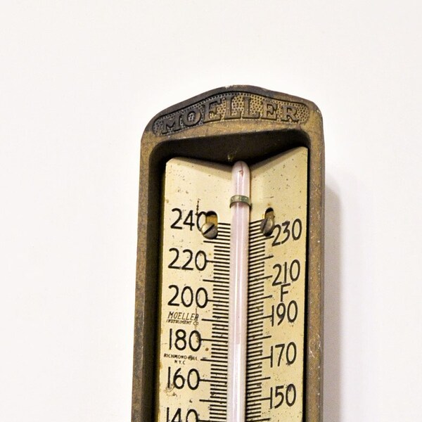 Brass Thermometer - Etsy
