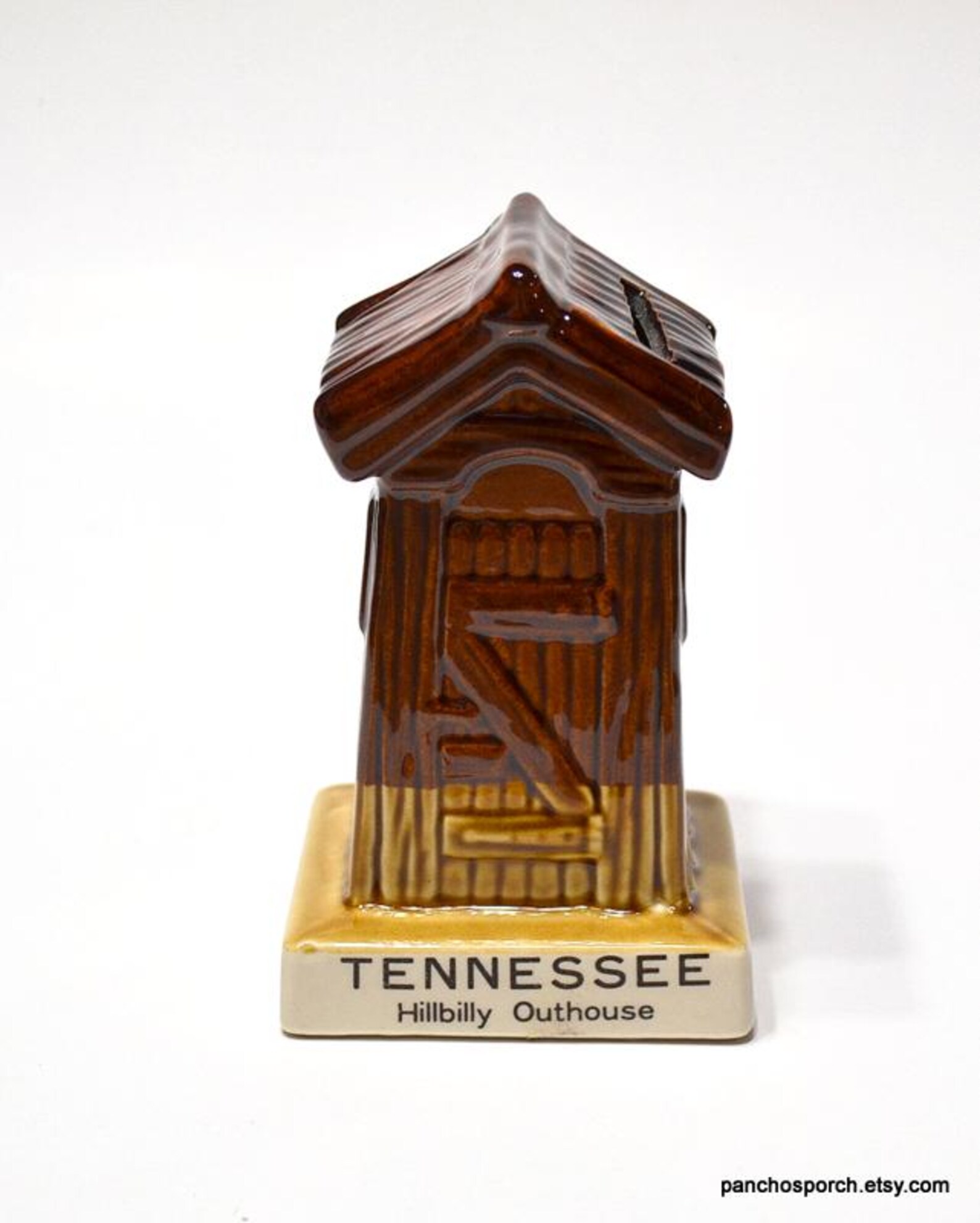 Vintage Tennessee Hillbilly Outhouse Ceramic Coin Bank: Kitsch Novelty ...