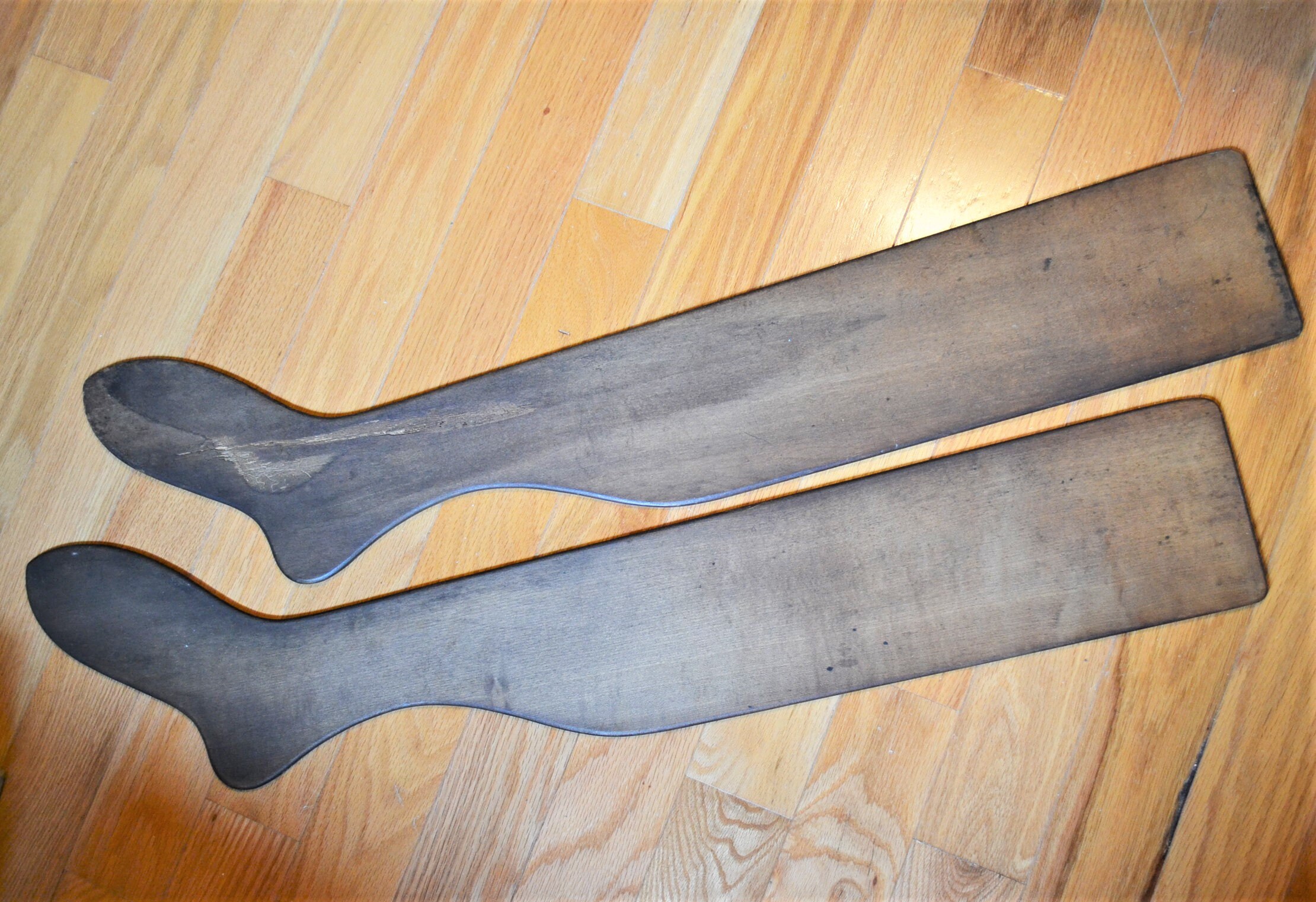 Antique Wooden Sock Form Stocking Stretcher Set of 2 Laundry | Etsy