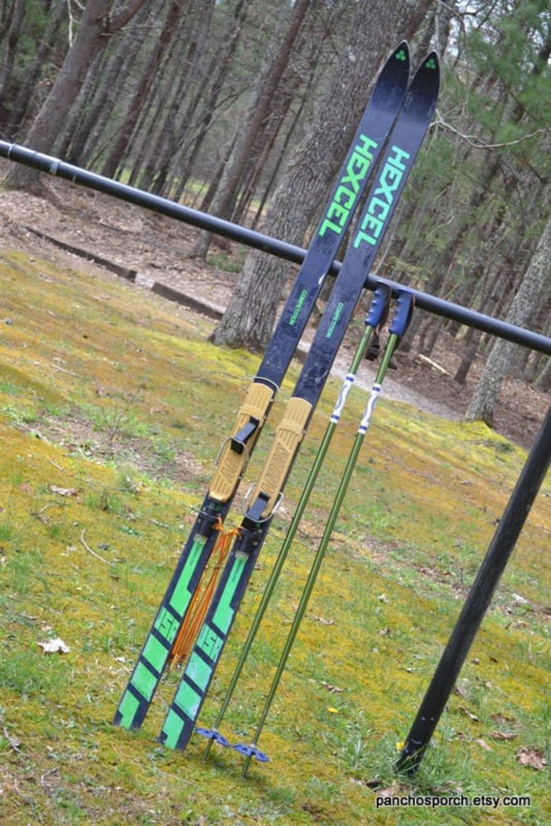Vintage Hexcel Competition Honey Comb Snow Skis Black Green - Etsy