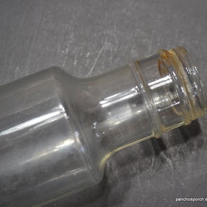Vintage Clear Glass Rolling Pin 14 Inch Missing Screw Cap Kitchen ...