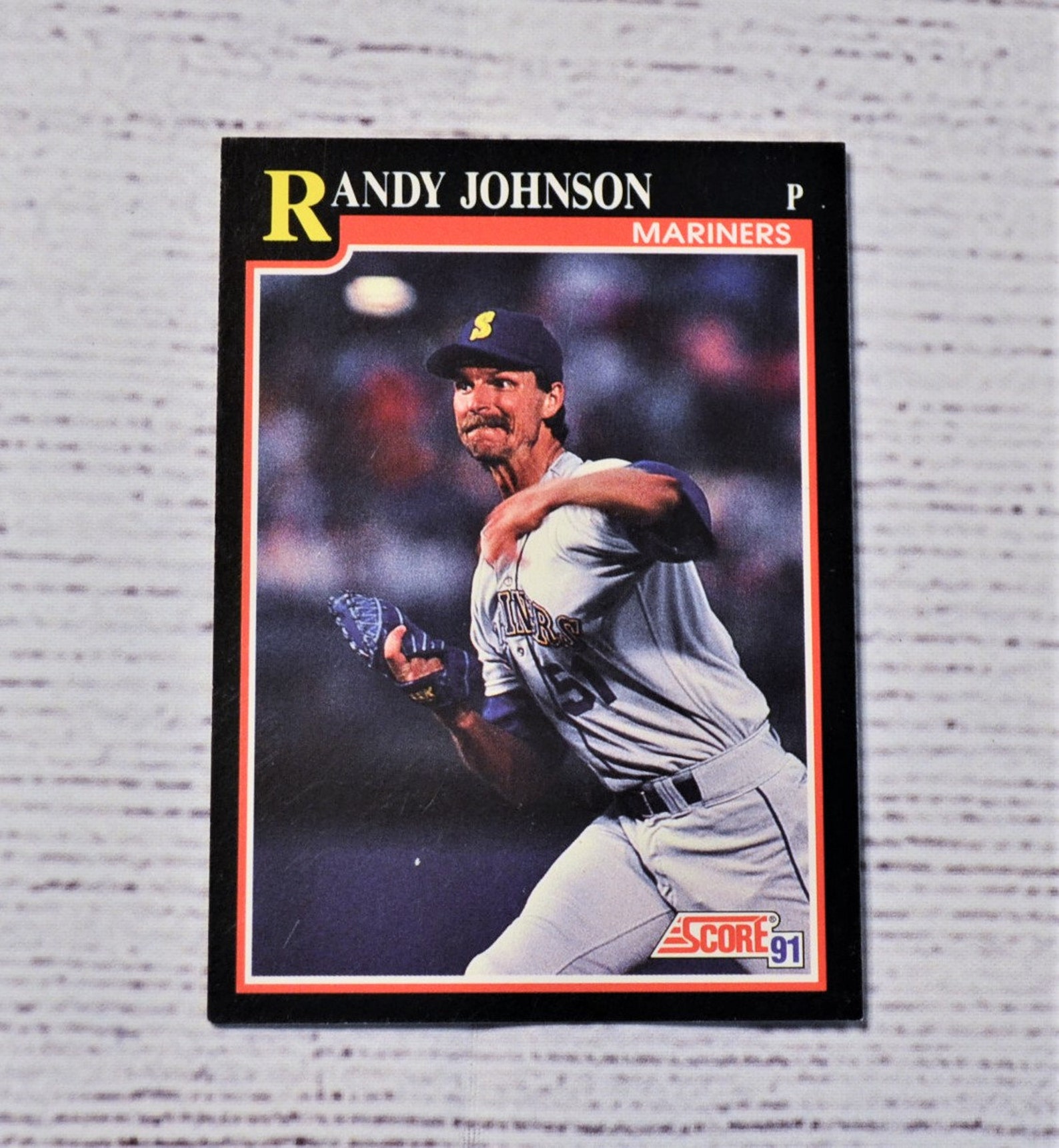Randy Johnson 1991 Score Trading Card Mariners Baseball Card - Etsy Canada