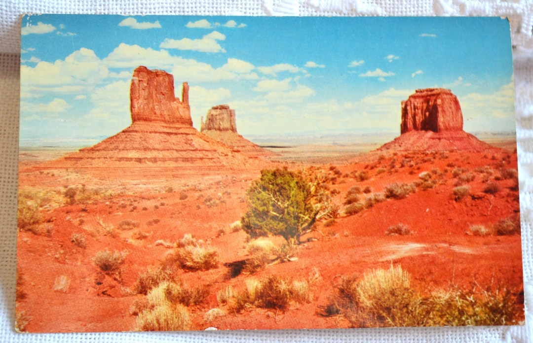 Vintage ARIZONA Postcard Monument Valley Nature Scenery Souvenir Unused ...