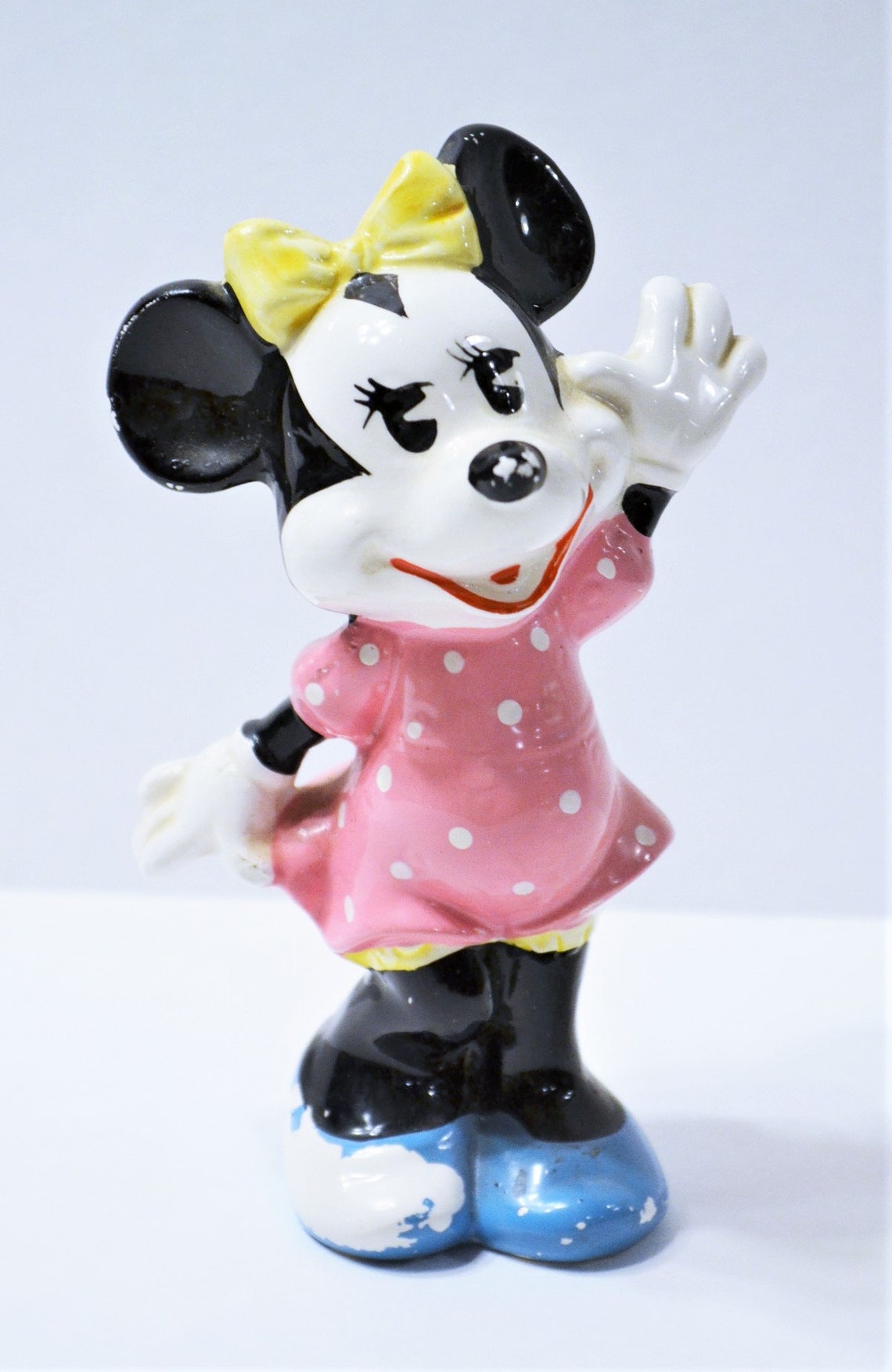 Vintage Minnie Mouse Figurine Walt Disney Cartoon Character | Etsy