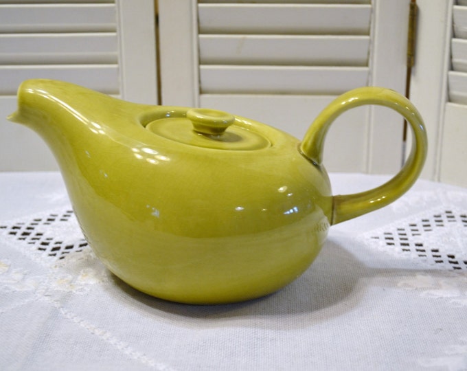 Vintage Russel Wright Chartreuse Teapot American Modern Collectible ...