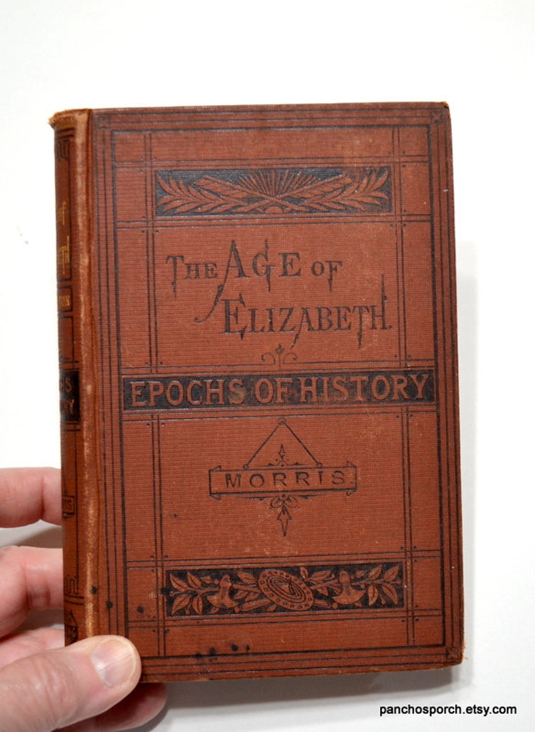 The Age of Elizabeth Epochs of History Book 1876 Maps Tables Mandell ...