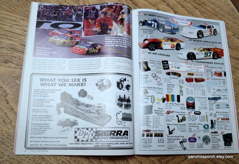 Vintage Stock Car Magazine May 1997: Bill Elliott NASCAR Cover - Etsy