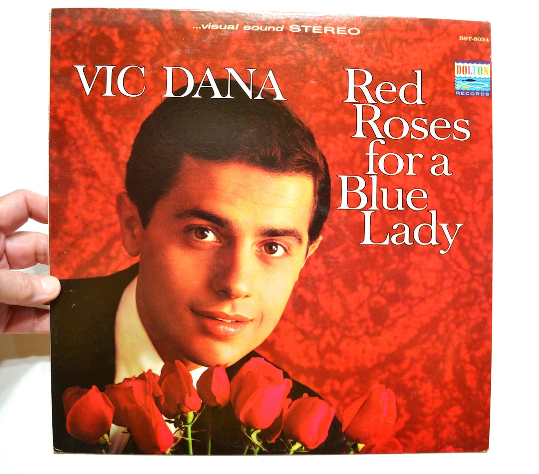 Vintage VIC DANA Record Album Red Roses Blue Lady Music Dolton Records ...