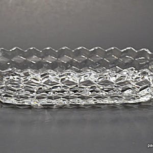 Vintage FOSTORIA American Clear Pickle Dish Oblong Oval Serving Bowl ...