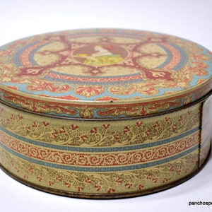Vintage Hostess Fruit Cake Tin: Ornate Victorian Metal Lidded Box - Etsy