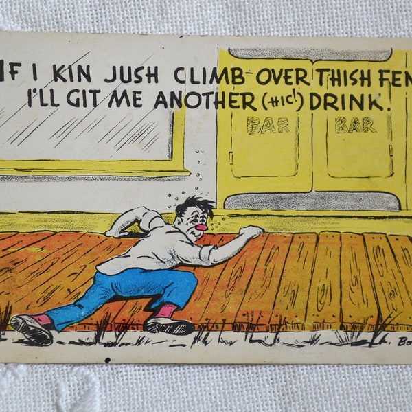 Comical Postcard - Etsy