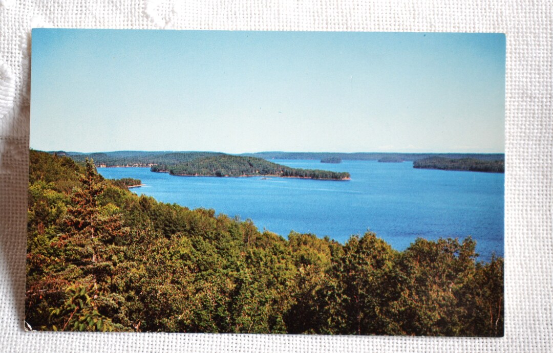 Vintage MICHIGAN Postcard Lake Michigan Michigamme Americana Souvenir ...