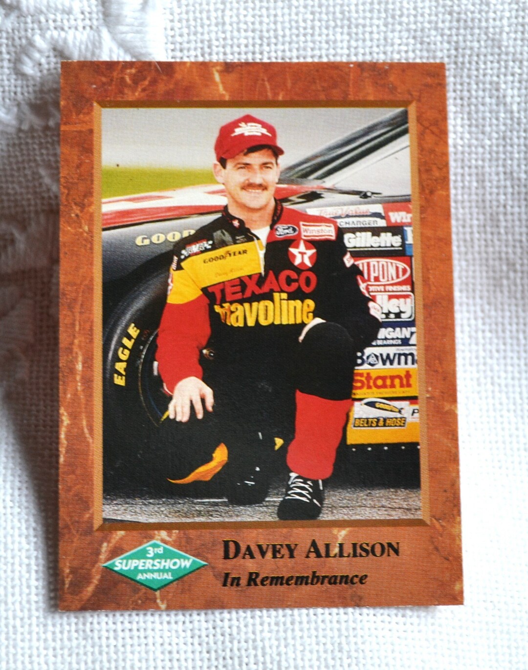 Davey Allison Racing Card: 3rd Annual Super Show NASCAR Memorabilia - Etsy