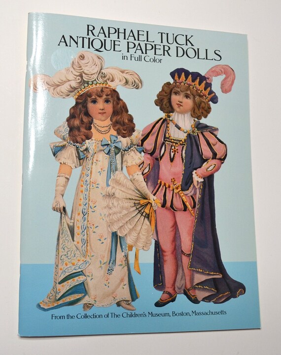 Vintage Raphael Tuck Antique Paper Dolls Book Fashion Full - Etsy